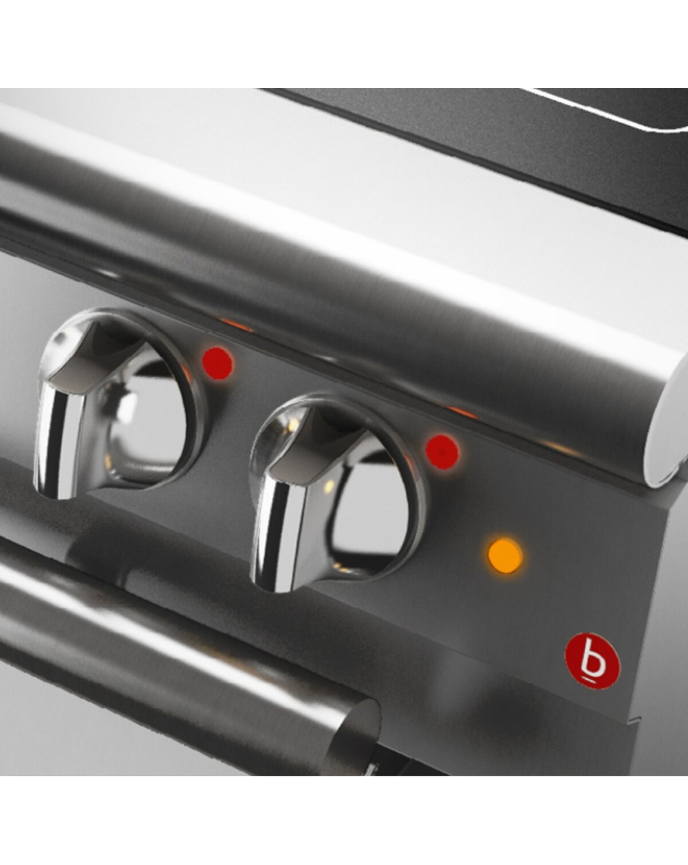 ELECTRIC COOKER 2 GLASS-CERAMIC ZONES ON OPEN COMPARTMENT