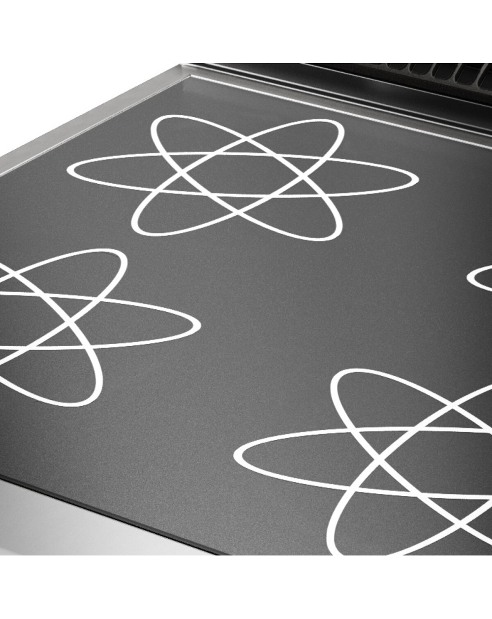 4-ZONE ELECTRIC INDUCTION COOKER ON OPEN COMPARTMENT