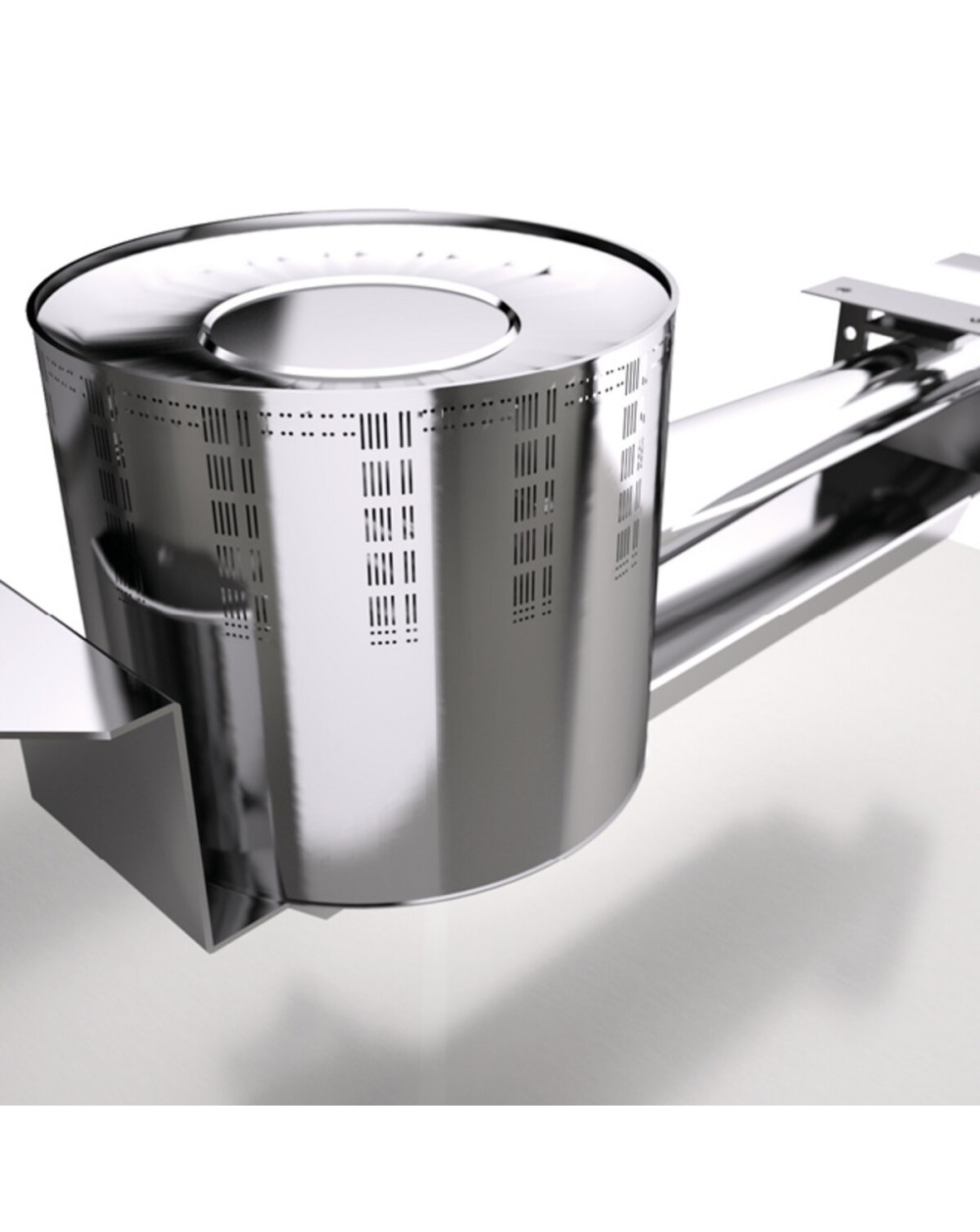 GAS SOLID TOP WITH 2 BURNERS ON THE LEFT ON OPEN BASE