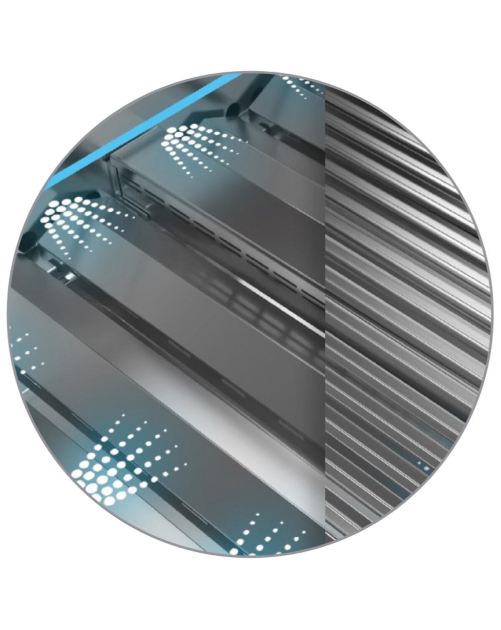 Super GAS Grid M40 - Stainless steel grid - M40 on compartment