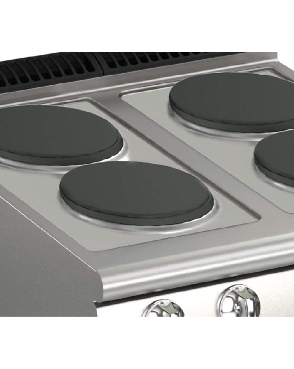 KITCHEN 6 SQUARE ELECTRIC ROUND PLATES TOP VERSION