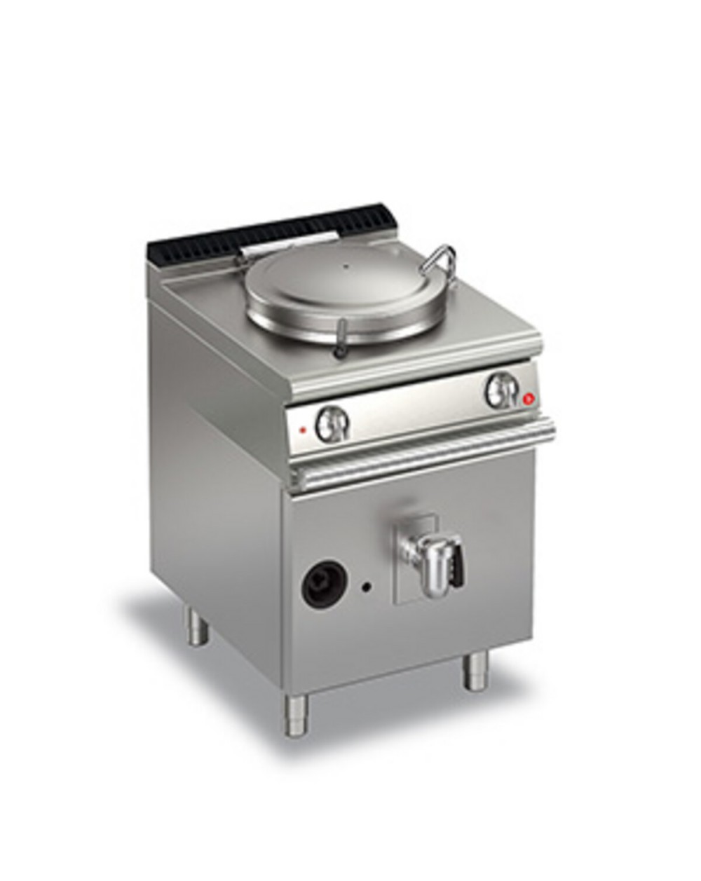 INDIRECT GAS BOILING PAN 50lt - WITH AUTOMATIC CONDENSATE DRAIN VALVE