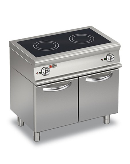 2-ZONE INDUCTION COOKER - ON CABINET WITH DOORS