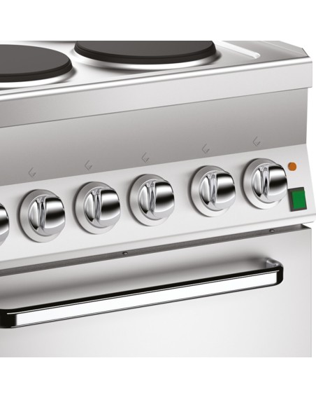 ELECTRIC GLASS-CERAMIC COOKER 2 ENHANCED ZONES - TOP VERSION