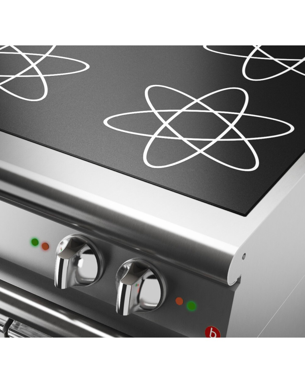 ELECTRIC COOKER 4 INDUCTION ZONES TOP VERSION