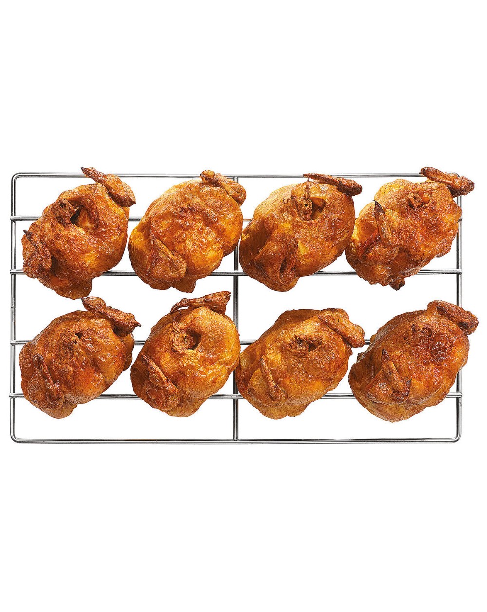 CHICKEN SPIT. PARRILLA PARA POLLOS - ACERO INOX - 2/3 GN - 4 UDS