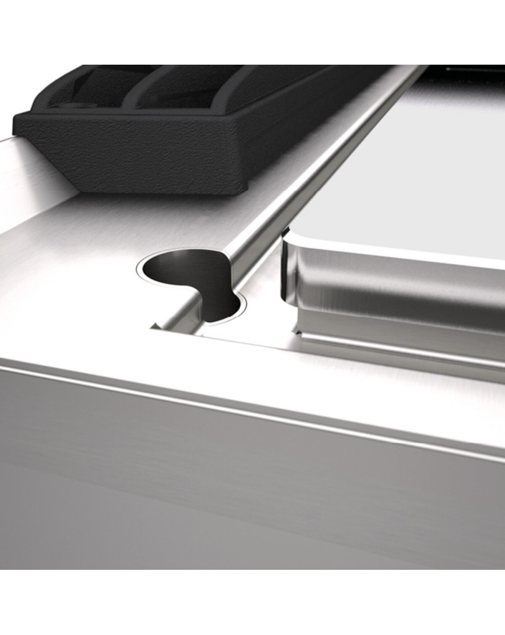 ELECTRIC SOLID TOP ON OPEN BASE